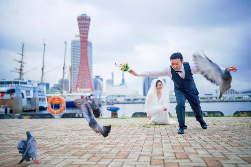 Kobe: Day or Night Photoshoot around Kobe Port Tower - What to Expect from Your Kobe Photoshoot