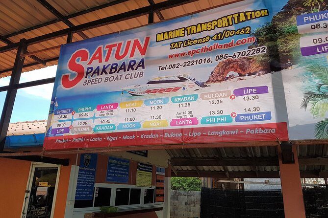 Koh Lipe to Phuket by Satun Pakbara Speed Boat - The Itinerary Breakdown