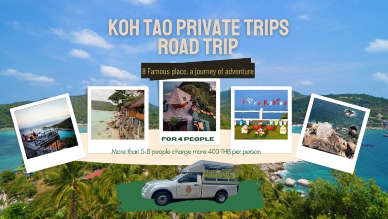 Koh Tao : Private Road Trip To 8 Famous Places - A Detailed Look at the Koh Tao Private Road Trip