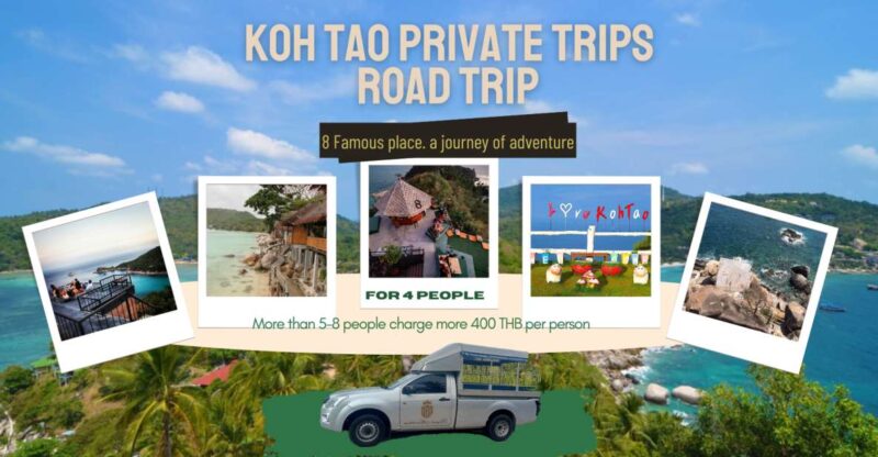 Koh Tao : Private Road Trip To 8 Famous Places - Authentic Experiences and Authentic Views
