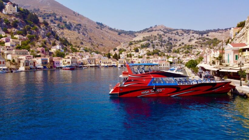 Kolymbia: Fast Boat to Rhodes Town Return Ticket - Key Points