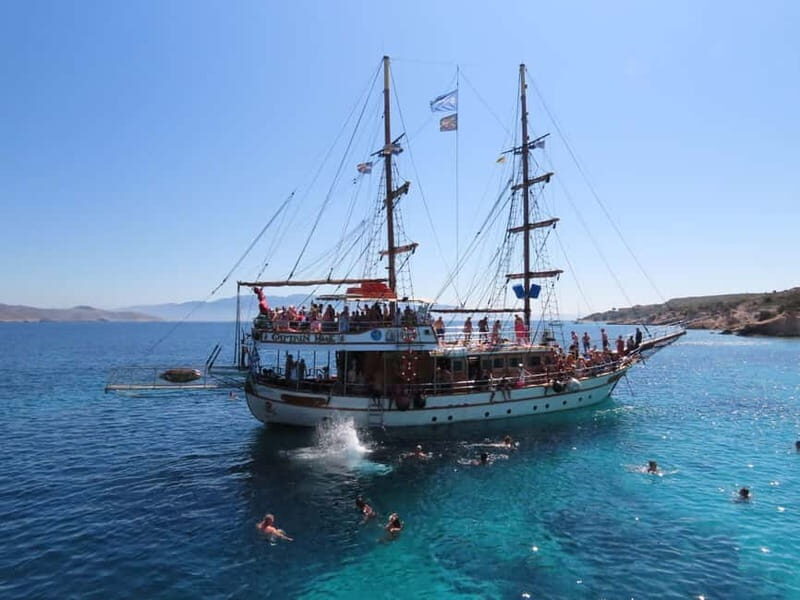 Kos : 3-Island Wooden Ship Cruise w/ Lunch on Captain Hook - Practical Details and Tips