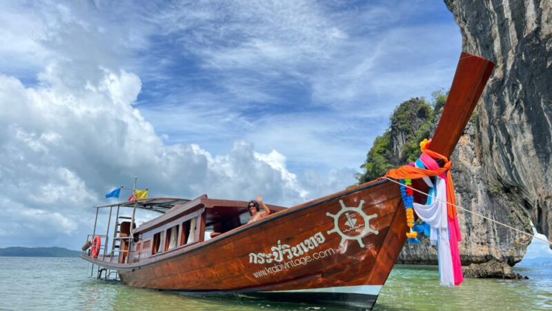 Krabi 4 island by luxury vintage boat sunrise / sunset - Key Points