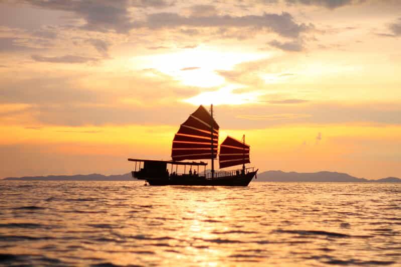 Krabi: 4-Island Sunset Snorkeling Tour & Bioluminescent Swim - Setting Sail on a Traditional Junk Boat