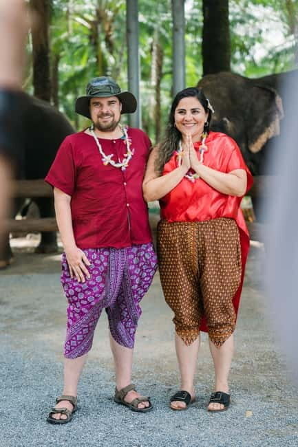 Krabi: Elephant Feeding Program with Traditional Thai Dress - The Value of a Short, Respectful Encounter
