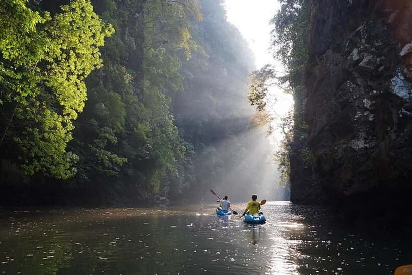 Krabi: Kayaking in Ao Thalane Bay Beautiful Mangrove Forest - The Group and Equipment