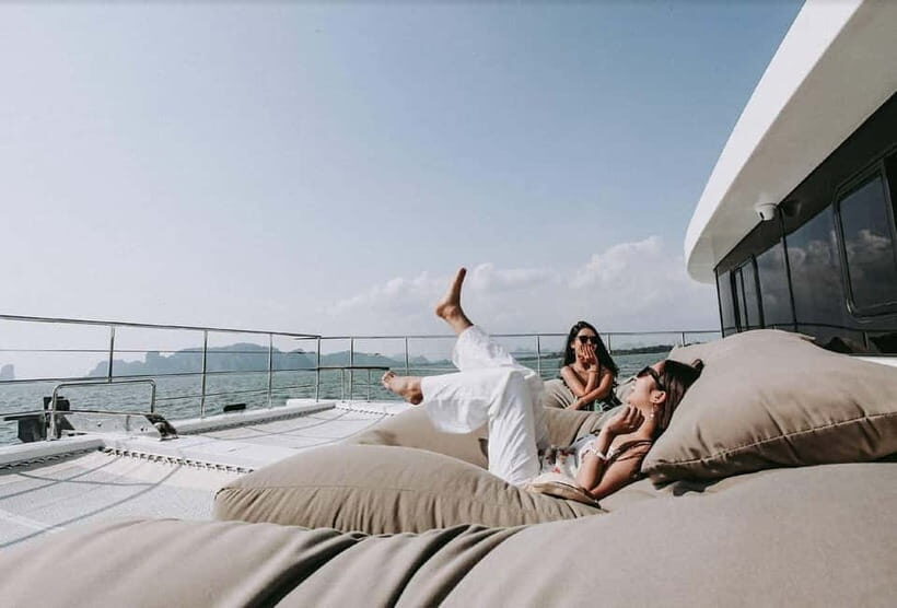 Krabi: Luxury Sunset Cruise to 4 Islands by Power Catamaran - Key Points