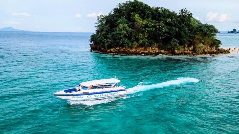 Krabi: Phang Nga Bay Blitz to James Bond Island with Lunch - Free Time and Swimming at Koh Kudu or Nok Islands