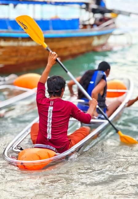 Krabi Railay & Phra Nang: Beach Kayak & Glow Plankton Tour - Key Points