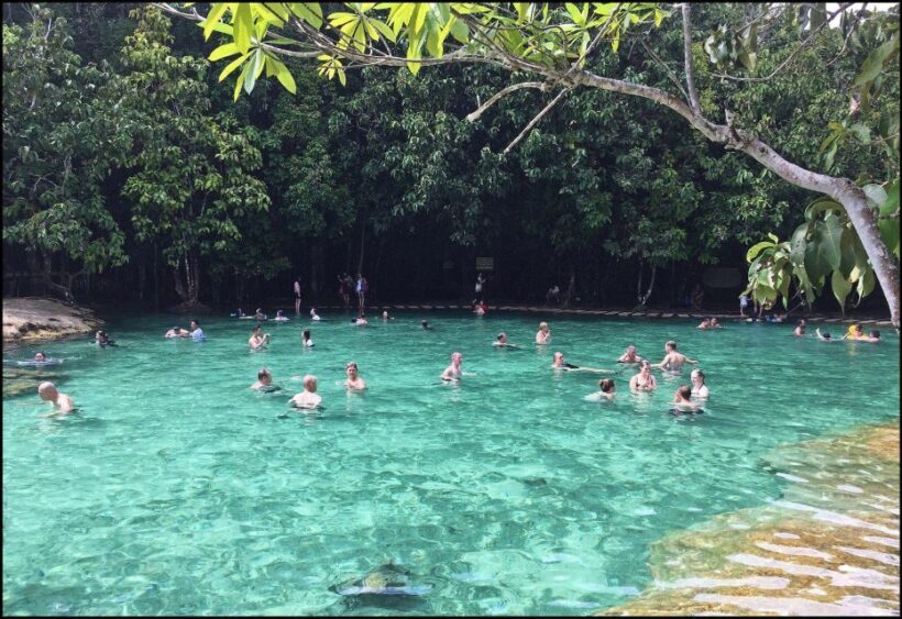 Krabi Tiger cave , emerald pool, hosspring waterfall jungle - Exploring Krabi’s Hidden Treasures: Tiger Cave, Emerald Pool, and Hot Springs