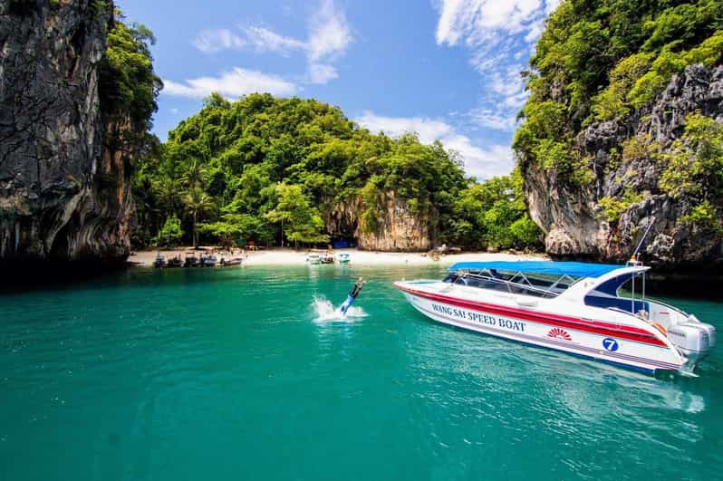 Krabi's Hong Island Speed Boat Blast with 360° Viewpoint - Key Points