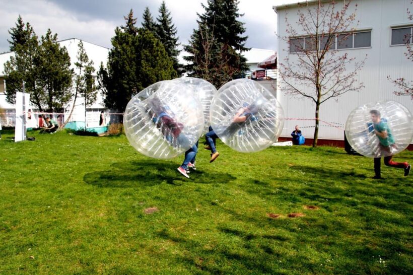 Krakow: 1-hour Bubble Football Game - Introduction