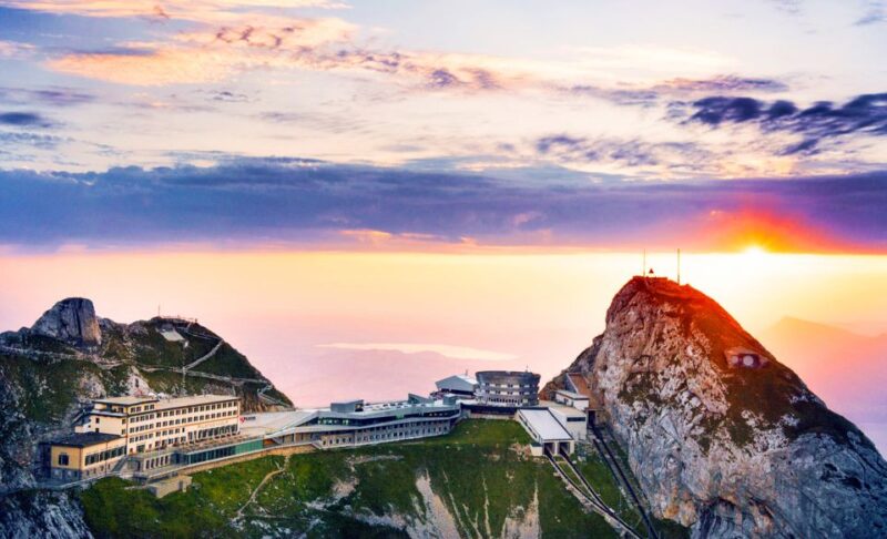 Kriens: Mt. Pilatus by Panoramic Gondola and Aerial Cableway - Reaching Pilatus Kulm