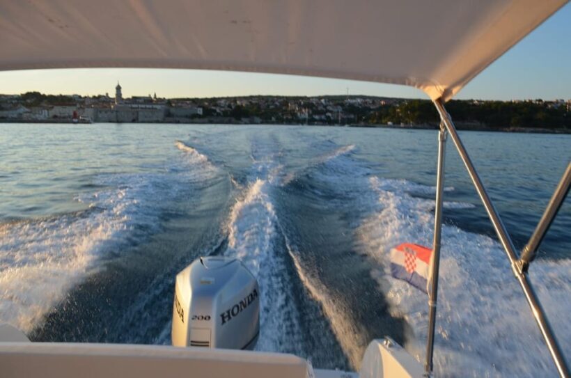 Krk: Rent a boat Atlantic 670 open 409kk - Navigating the Itinerary and Stops