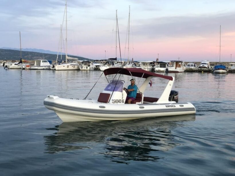 Krk: Rent a boat Brig 650 Eagle - Breaking Down the Itinerary and Experience