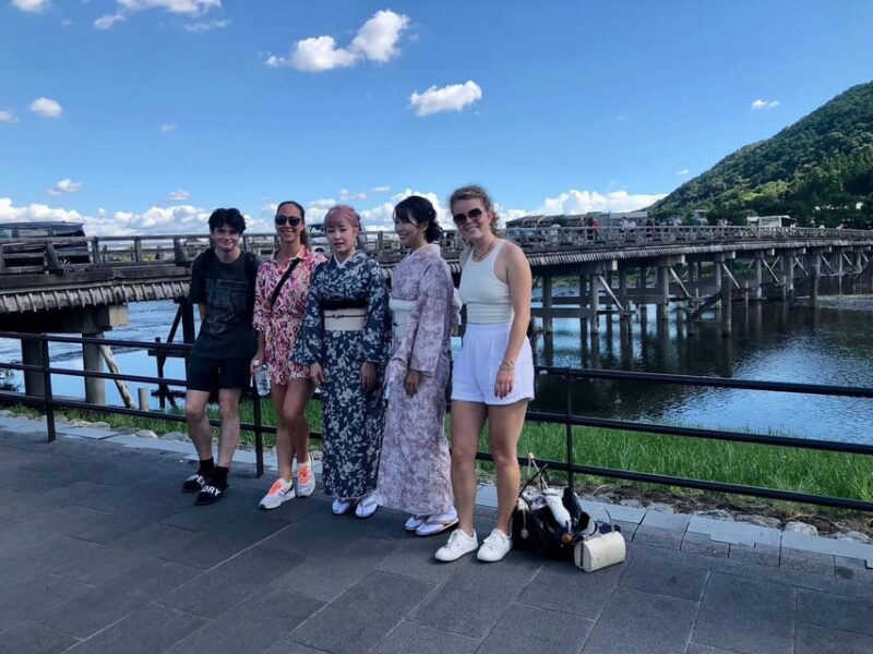 Kyoto Arashiyama Bamboo Forest & Golden Pavilion Bike Tour - Admiring the Golden Pavilion