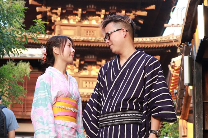 [Kyoto Kimono Rental Mimosa] Couple Plan Kimono/Yukata Rental - Enjoying the Kimono/Yukata Rental Experience