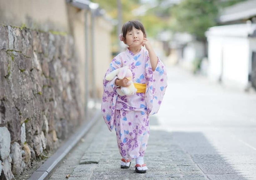 Kyoto Kimono Rental mimosa | Kimono/Yukata Rental Kids Plan - Introduction