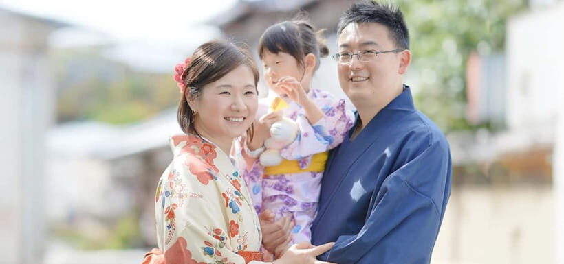 Kyoto Kimono Rental mimosaKimono/Yukata Rental Family Plan - Flexibility and Additional Services