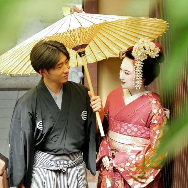 Kyoto Kiyomizu Temple : Maiko and Samurai Couple Photoshoot - Frequently Asked Questions