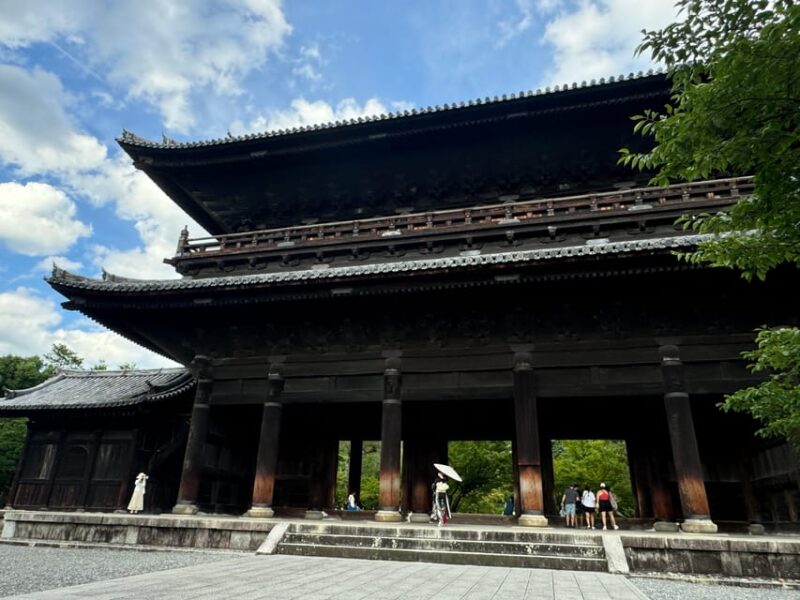 Kyoto: Nanzenji Zen Walk Through Gardens and Historic Sanmon - Climbing the Sanmon Gate