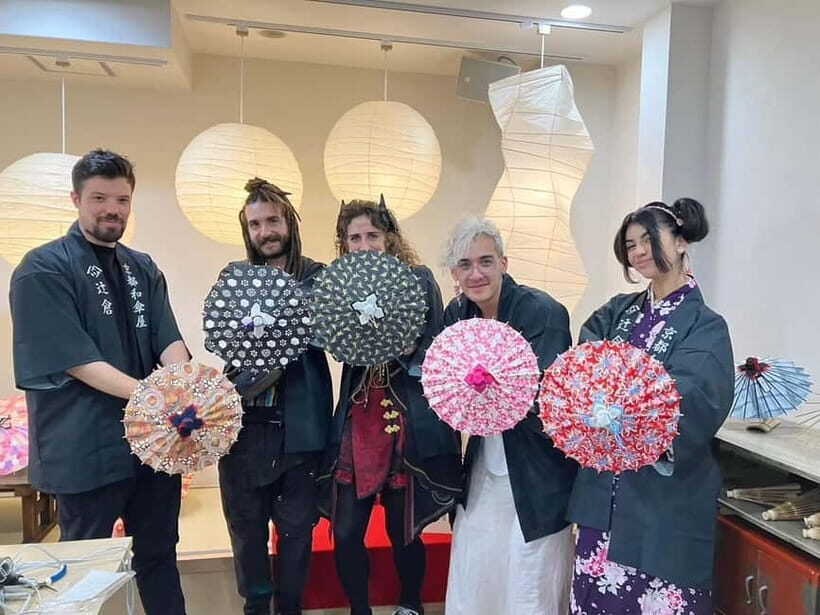 Kyoto: Traditional Mini Umbrella Making Workshop - An Introduction to the Experience