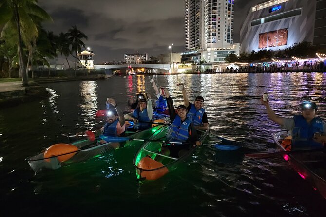 L.E.D. Light Kayak Miami City Lights - LED-Lit Kayaks and Paddleboards