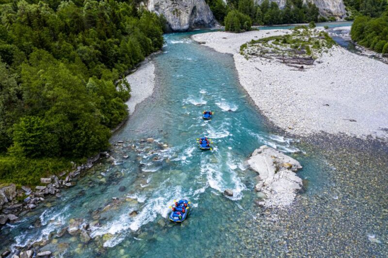 Laax, Flims, Ilanz: Vorderrhein Rafting (Half Day) - Post-Activity Arrangements