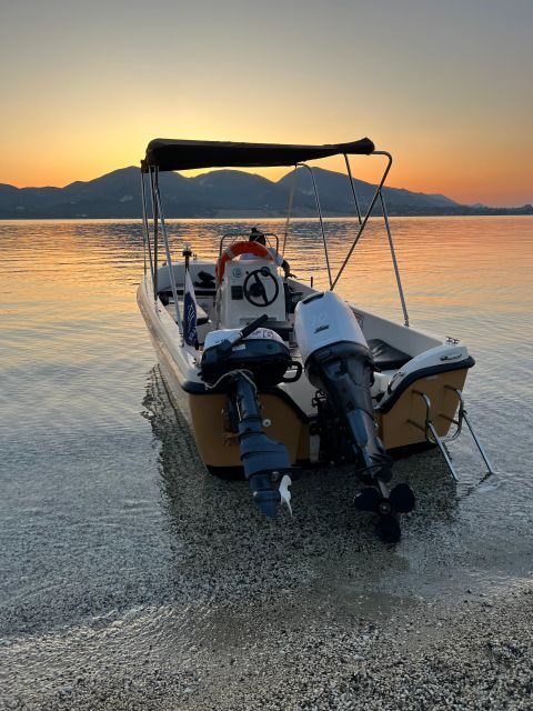 Laganas: Private boat rental with or without captain - The Boat and the Route