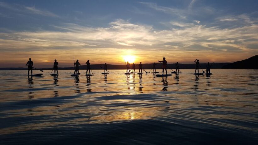 Lake Balaton: Sunset SUP Tour along the Tihany National Park - The Itinerary Breakdown