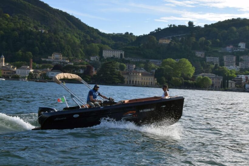 Lake Como: Boat Ride with an elegant Black Boat - The Value Proposition