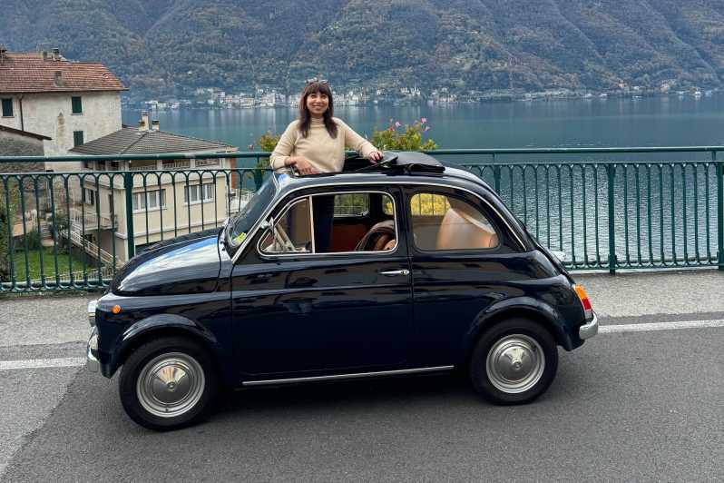 Lake Como: Classic Fiat 500 Car Rental 4h/8h/24h + Delivery - Delivery and Pickup