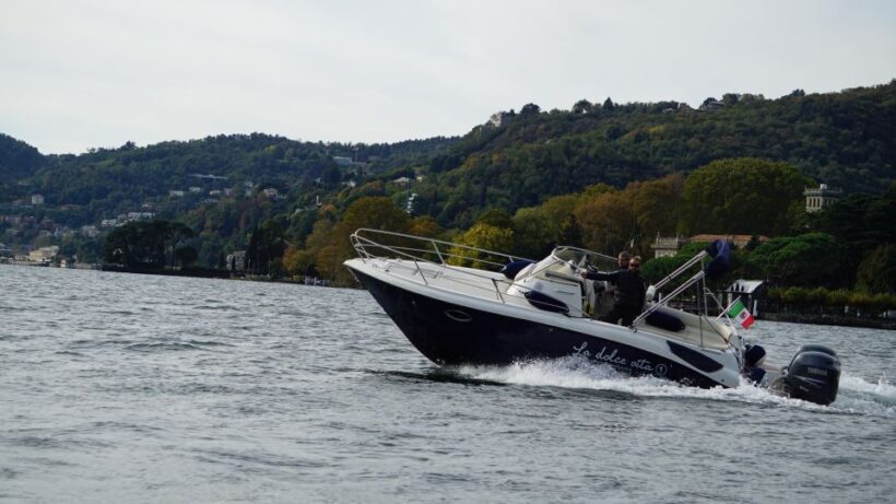 Lake Como: Glamour Private Tour 3 hours Eolo boat - What Youll Experience on the Boat
