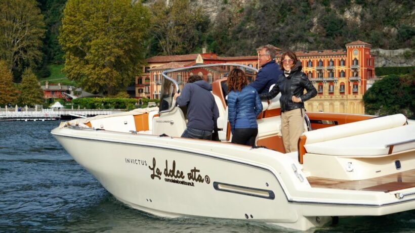 Lake Como: Varenna Private Tour 4 hours Invictus boat - Key Points