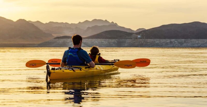 Lake Mead: Sunset Kayaking Tour with Dinner and Campfire - Key Points