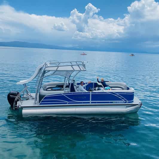 Lake Tahoe: Luxury Pontoon Boat Rental with Water Slide - Key Points