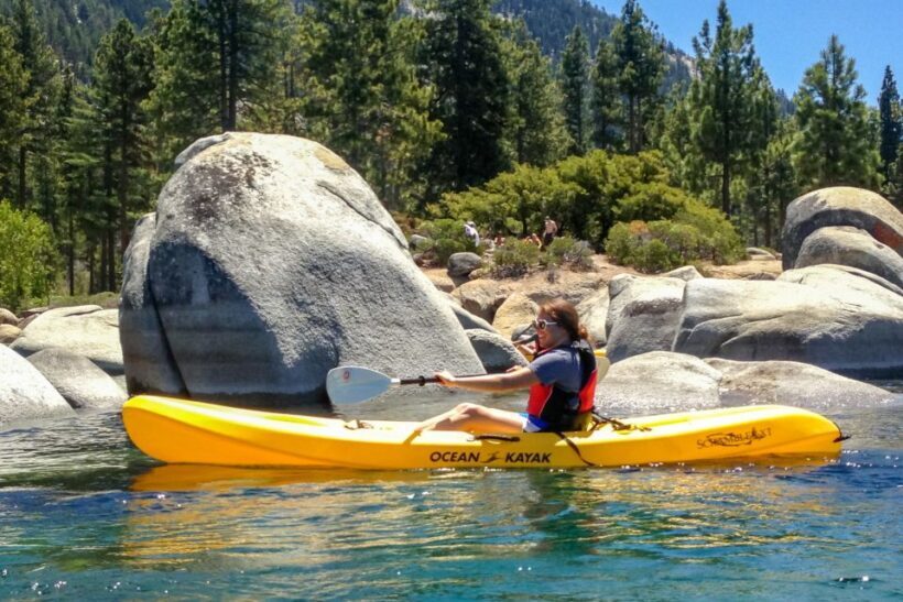 Lake Tahoe: Sand Harbor Kayak Tour - The Itinerary in Detail