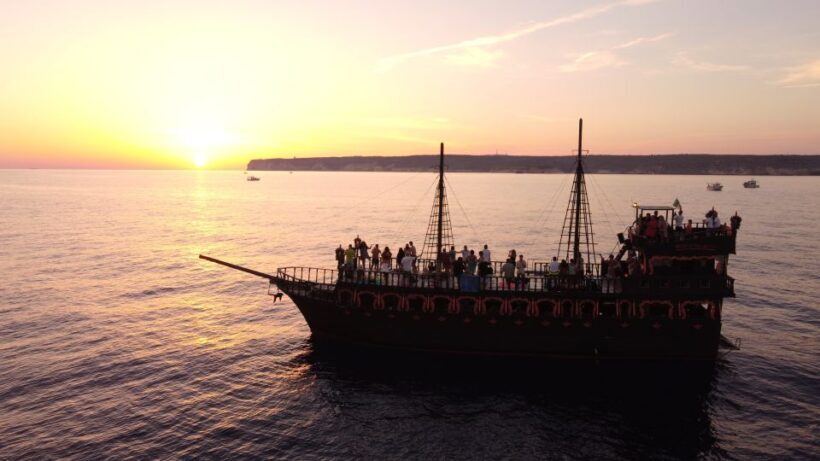 Lampedusa: Sunset Dolphin Sighting on a Pirate Ship - The Experience in Detail