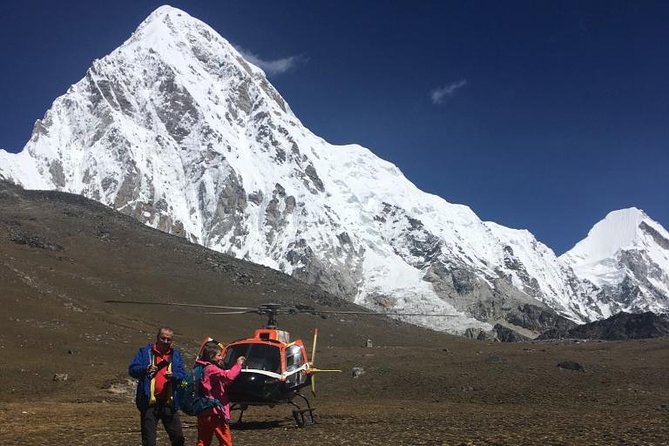Landing at Everest Base Camp Kalapathar viewpoint by Helicopter - The Sum Up