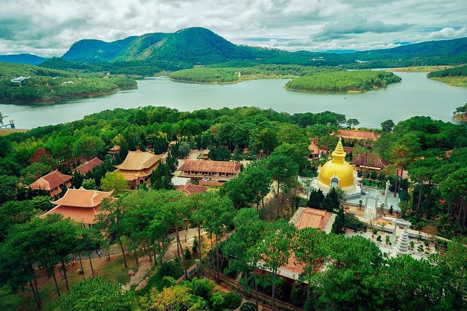 Langbiang - Datanla - Crazy House - Farm Dalat Full-day Tour - Cultural Insights at Linh Phuoc Pagoda
