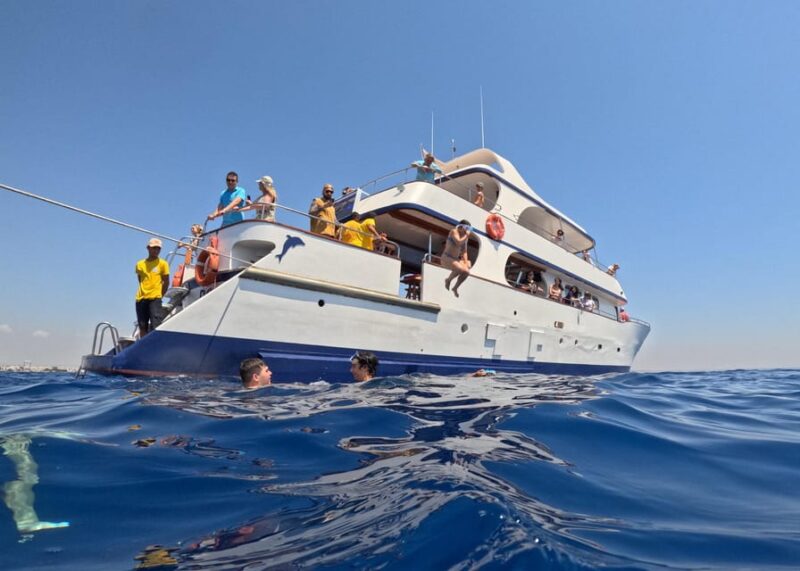 Larnaca: Glass-Bottom Boat Cruise with Fishing and BBQ Lunch - The Sum Up