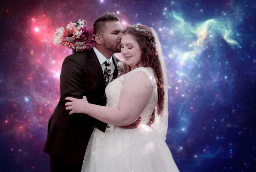 Las Vegas: Cosmic Space Wedding + Spectacular Photography - An Out-of-This-World Wedding Experience