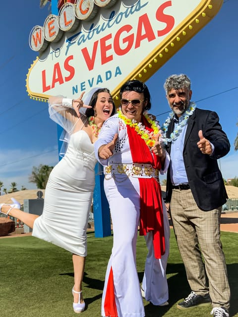 Las Vegas: Elvis Wedding with Las Vegas Sign Photos Included - The Ceremony and Optional Upgrades