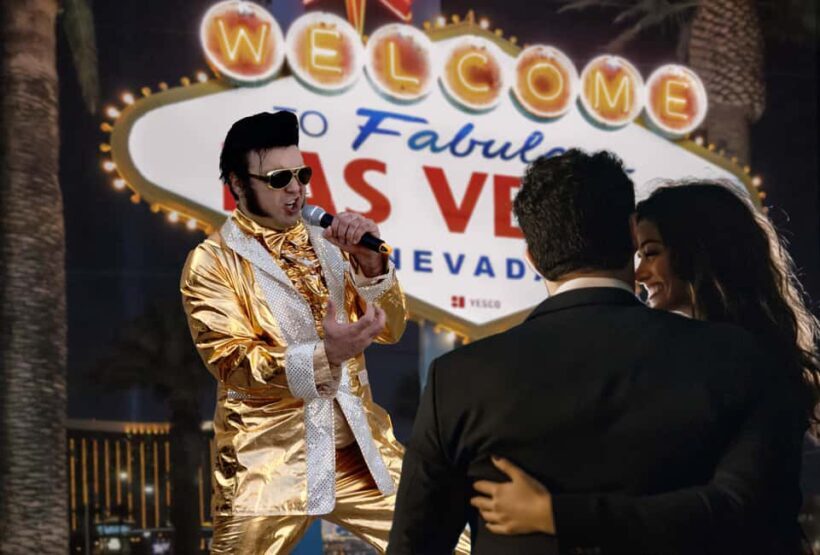 Las Vegas: Gold Elvis Vow Renewal or Wedding at Welcome Sign - The Itinerary and What to Expect