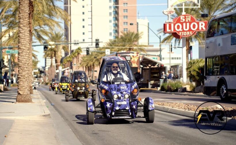 Las Vegas: Self-Drive Strip Tour in an Electric EVR car - Key Points