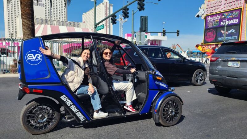 Las Vegas: Self-Drive Strip Tour in an Electric EVR car - Key Points