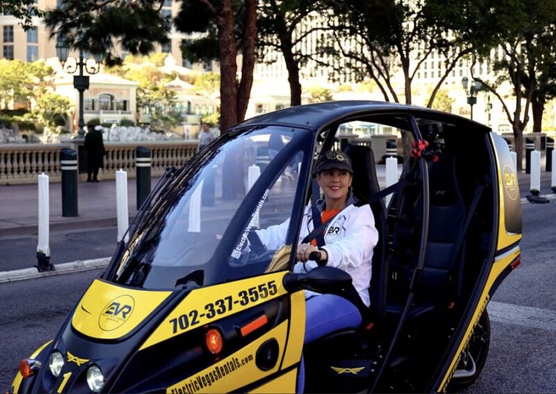 Las Vegas: Self-Drive Strip Tour in an Electric EVR car - The Experience’s Value and Limitations