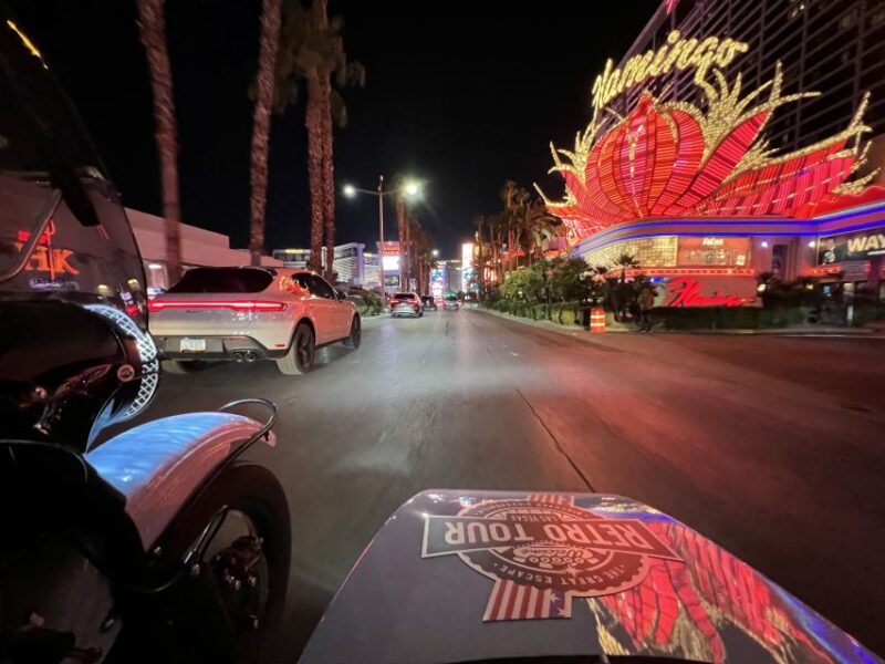 Las Vegas: Sidecar Tour of the Las Vegas Strip by Night - The Landmarks on Your Night Route