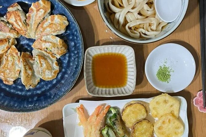 Learn to Make Home Style Tempura Udon and Gyoza - The Instructor: Emi
