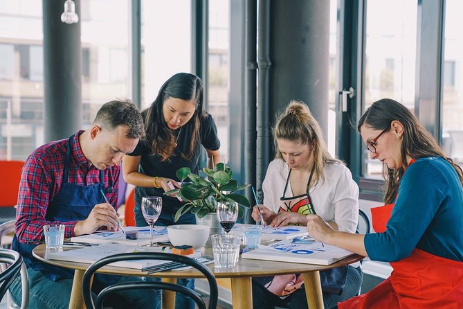 Learn to paint in Prague & sip some wine! - A Bright and Creative Night Out in Prague: Learning to Paint and Sip Wine